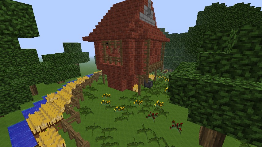 Wooden mining house Minecraft Map