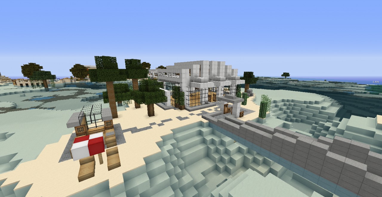 Beach House Minecraft Map