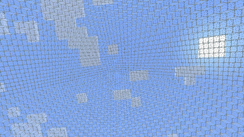Glass Pyramids... Minecraft Map