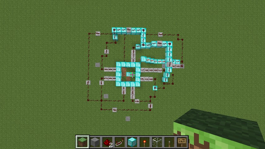 Block pusher (redstone world intro) Minecraft Map