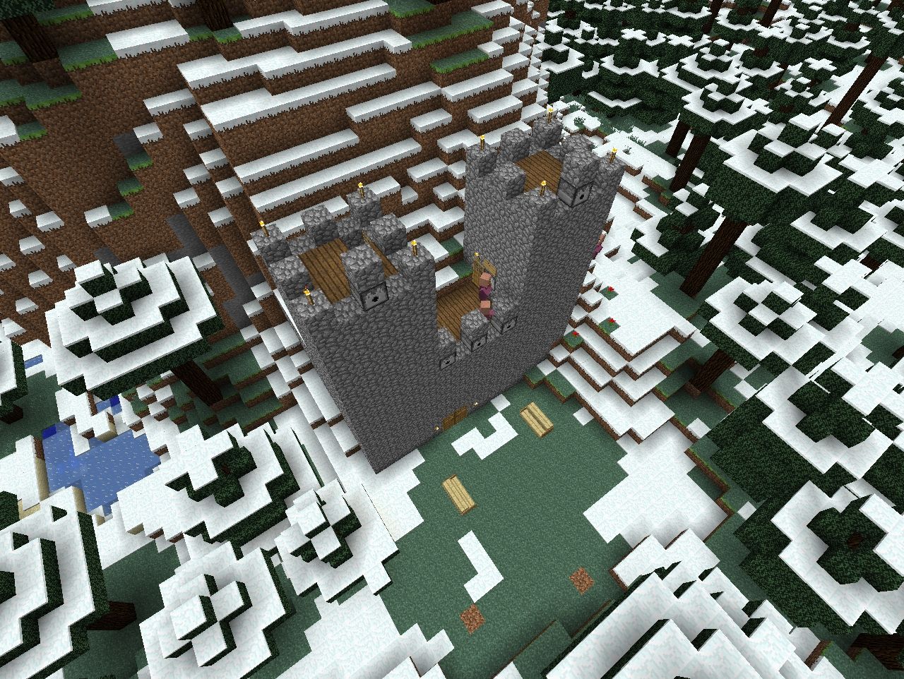 Hillside Castle Minecraft Map