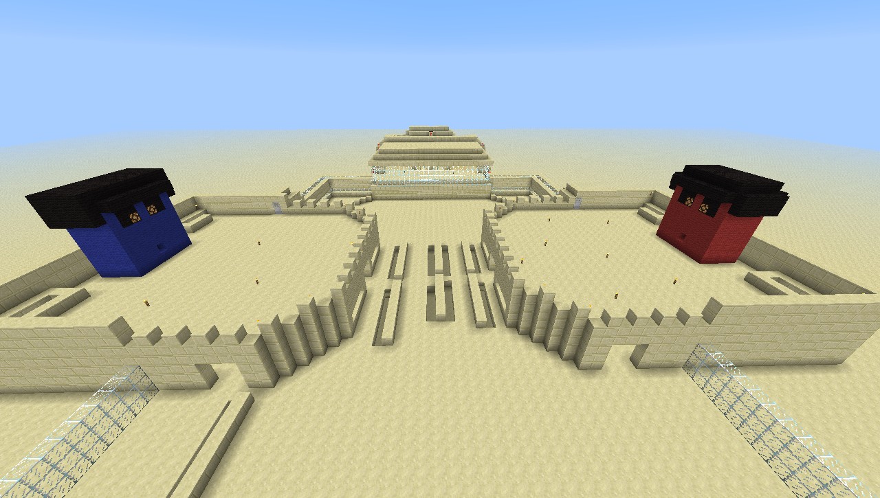 Sand castle PvP and Capture the flag Minecraft Map