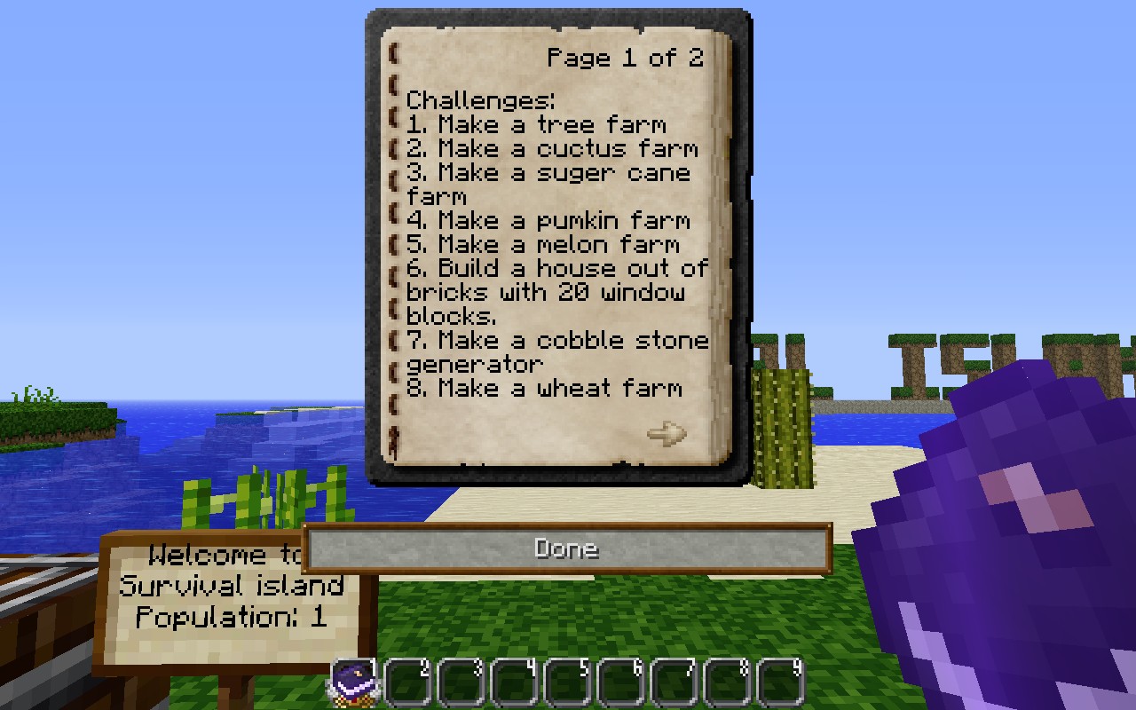 Survival Island Minecraft Map