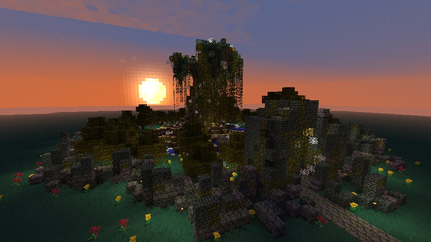 The lost elven city of Eryth Minecraft Map