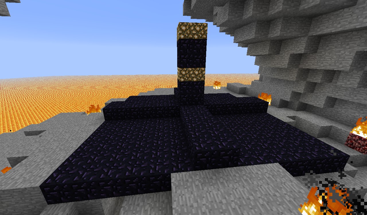 Lava Mountain PVP Game Minecraft Map