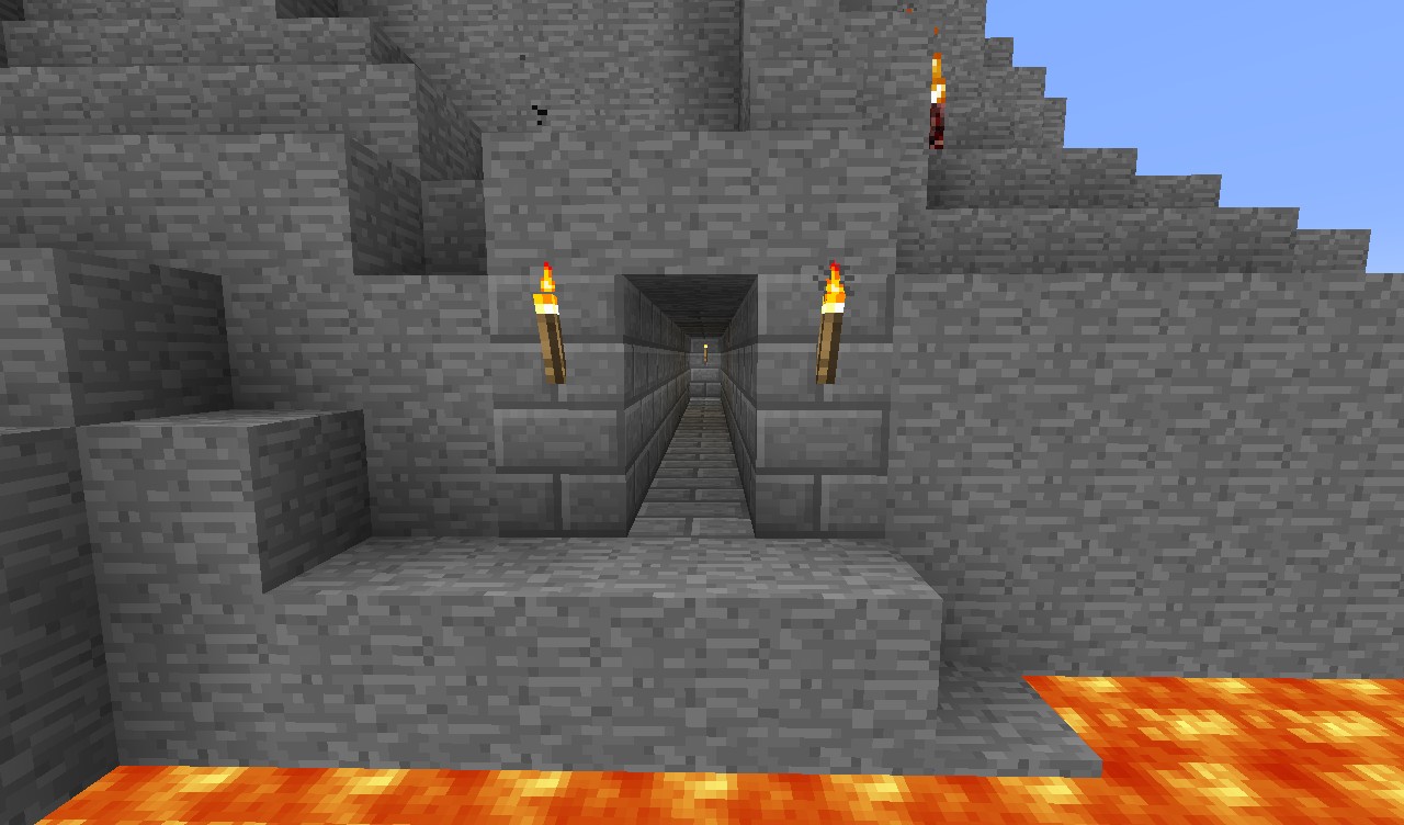 Lava Mountain PVP Game Minecraft Map