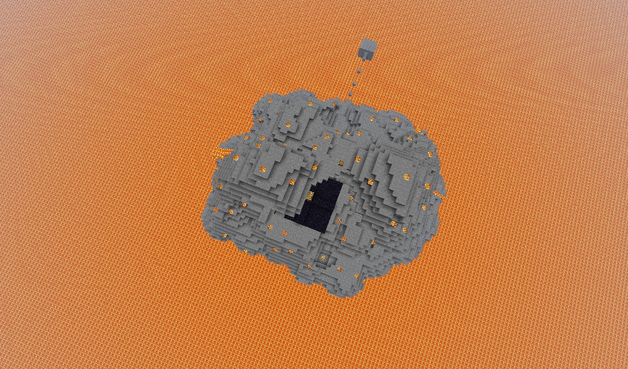 Lava Mountain PVP Game Minecraft Map