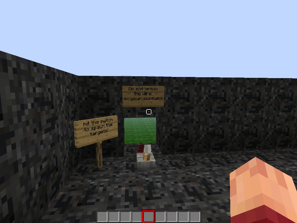 Advanced Shooting Range Minecraft Map