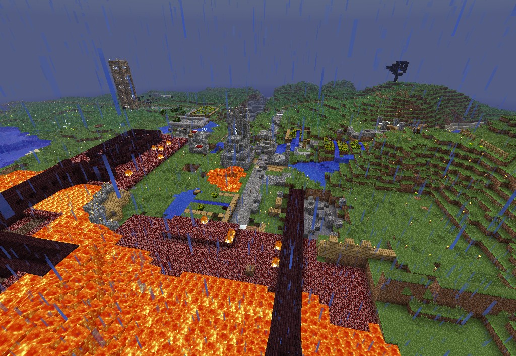 Nether World Takeover Minecraft Map