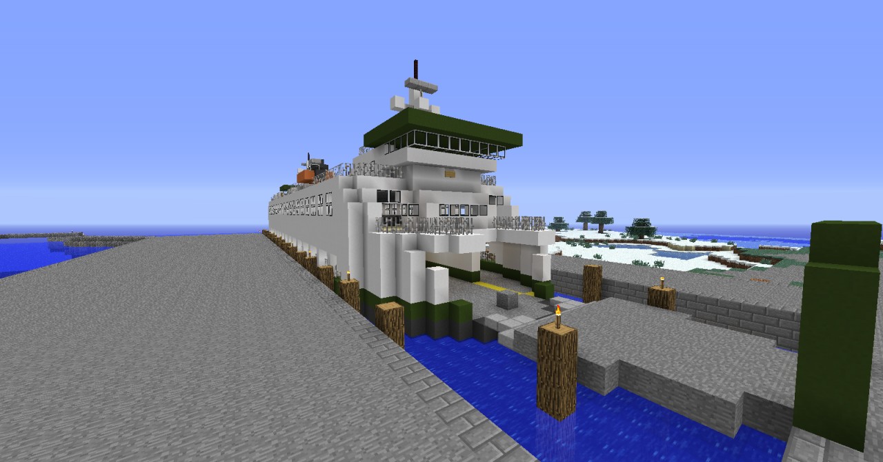 Washington State Ferry - 【MV.Kitsap】 Minecraft Map