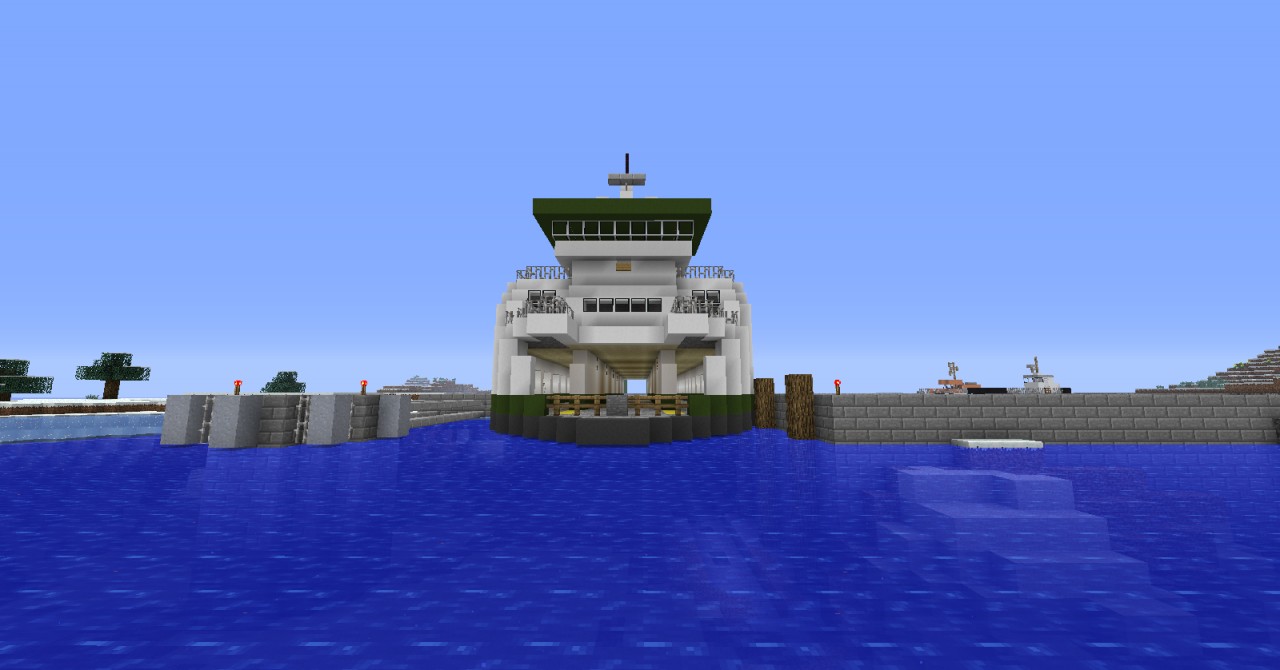 Washington State Ferry - 【MV.Kitsap】 Minecraft Map