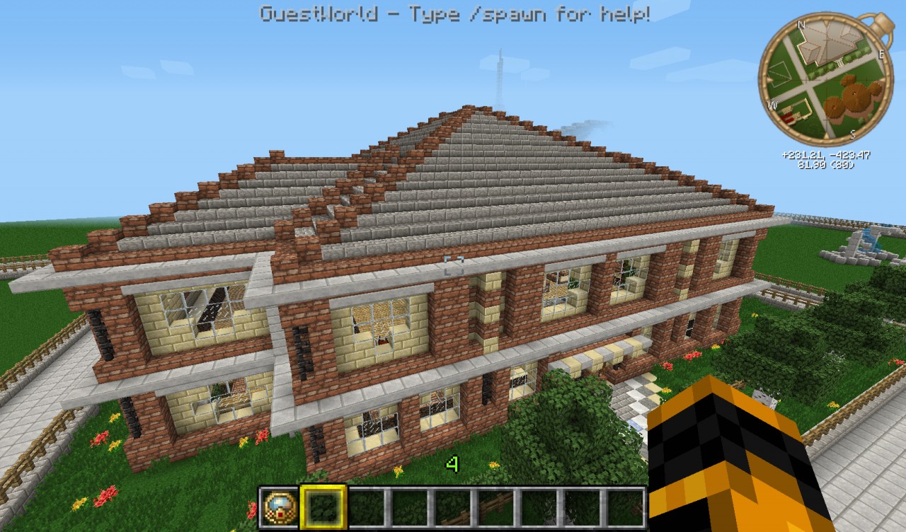 Stone Mansion Minecraft Map