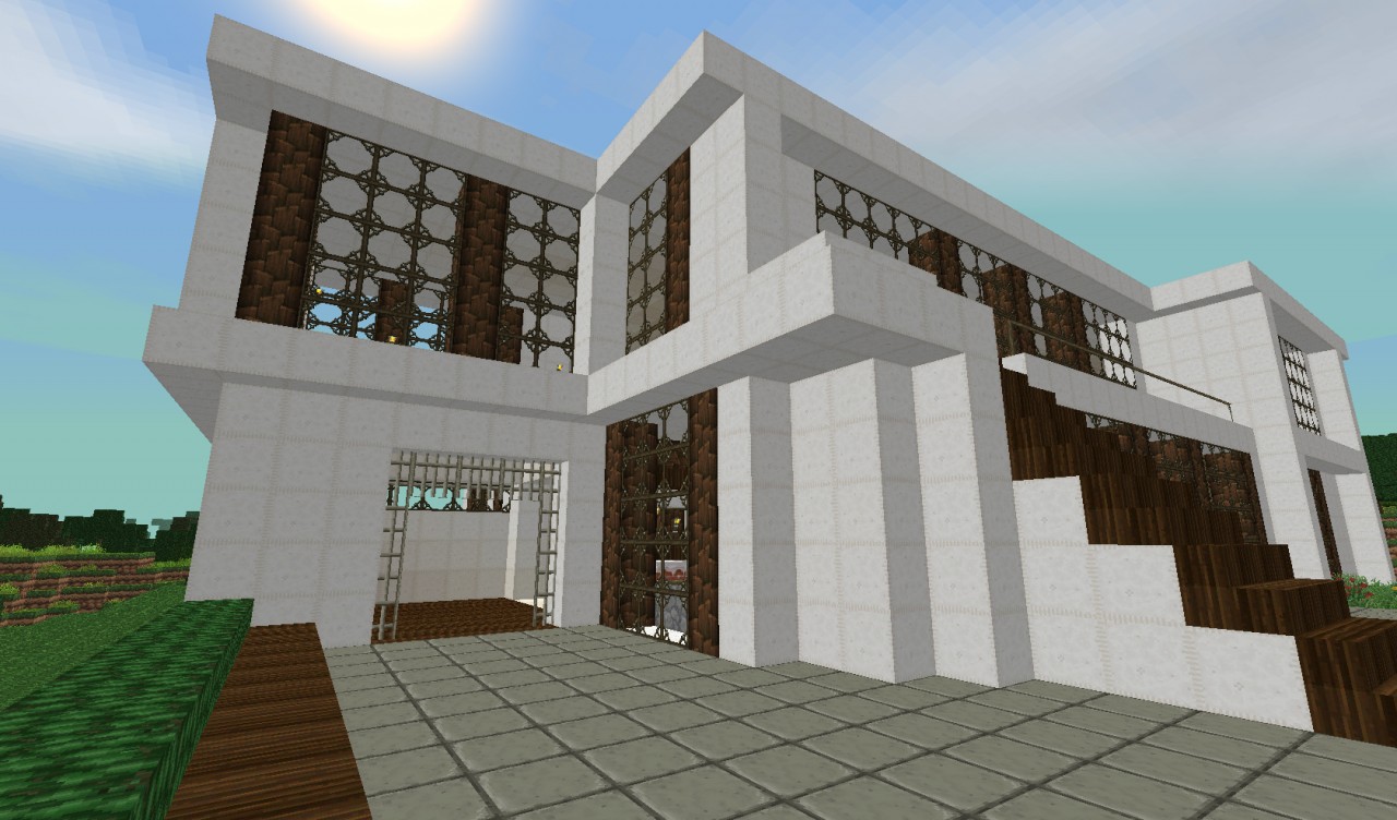 Luxury Modern House Minecraft Map