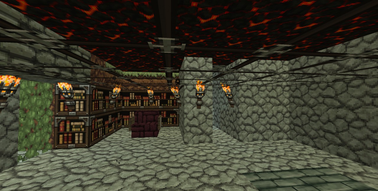 My home, the lava tower Minecraft Map