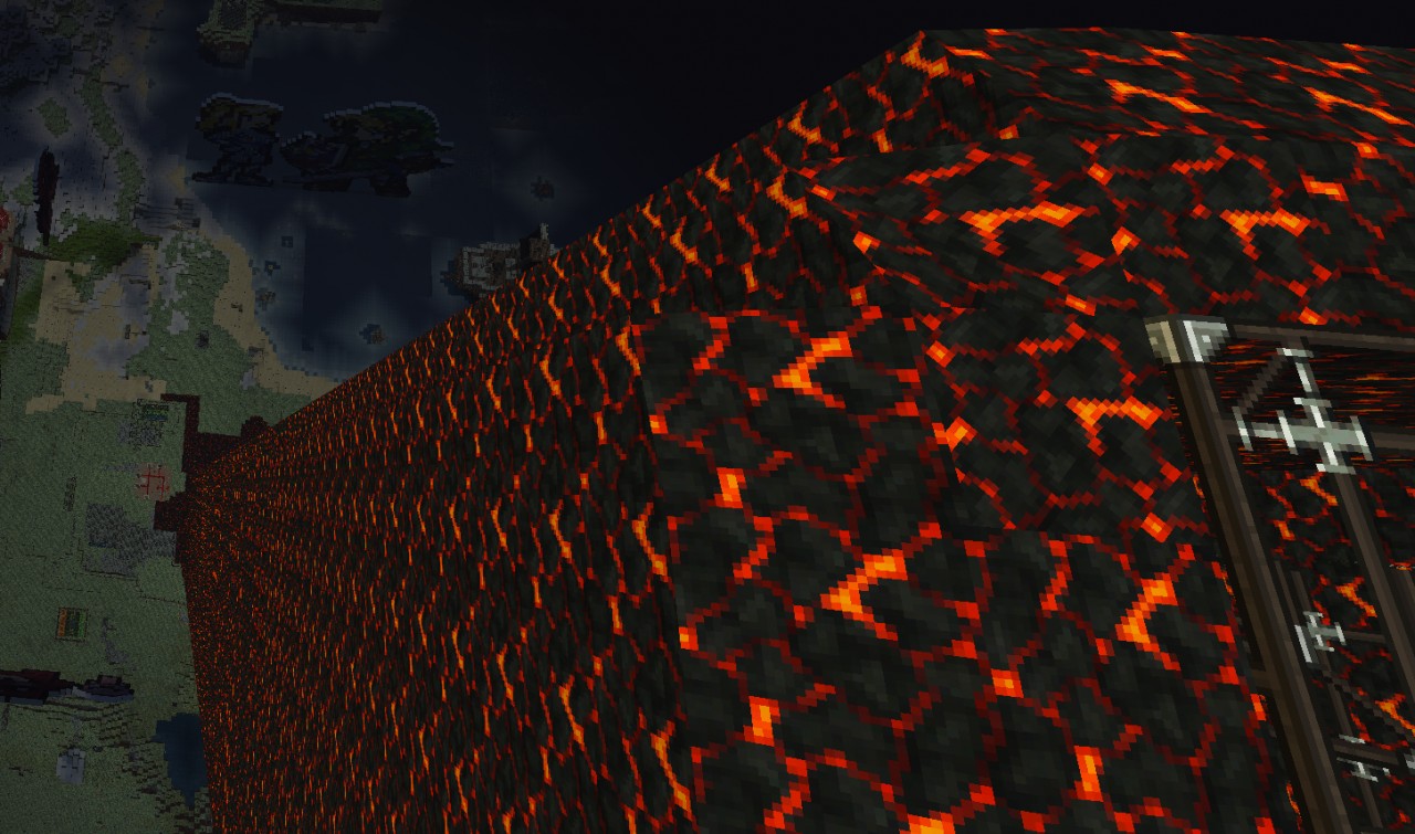 My home, the lava tower Minecraft Map