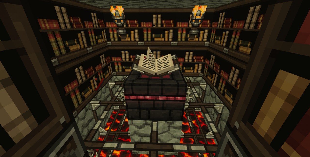 My home, the lava tower Minecraft Map