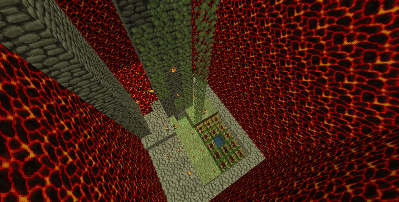 My home, the lava tower Minecraft Map