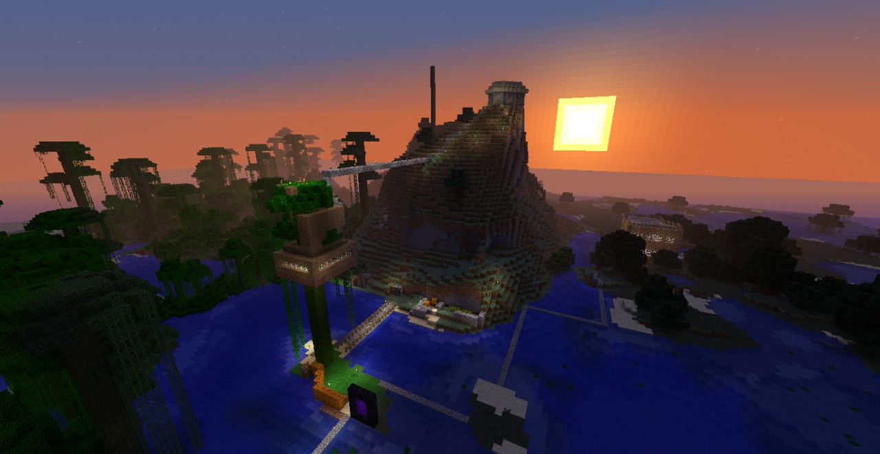 My survival world Minecraft Map