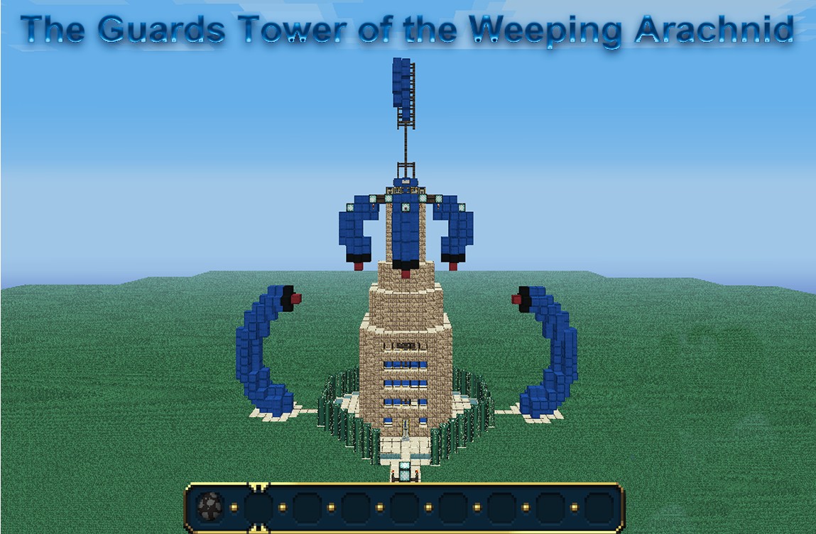 The Weeping Arachnids Guard Tower Minecraft Map