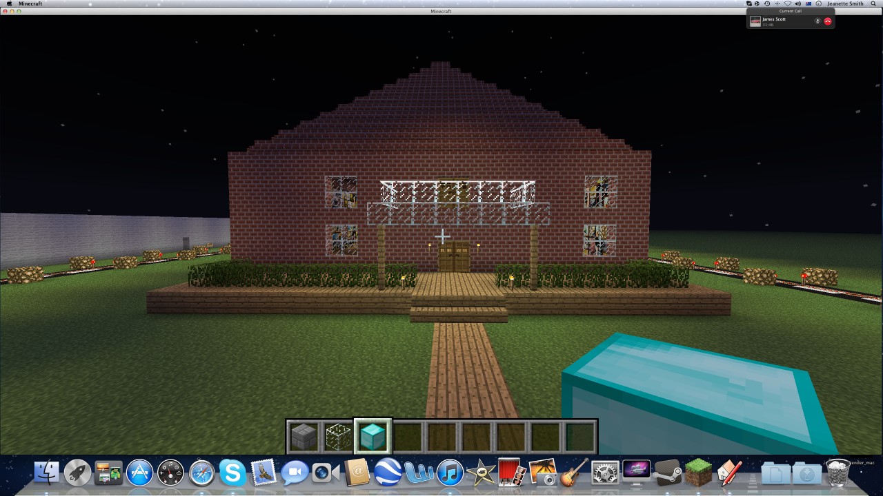 Modern Brick Villa Minecraft Map