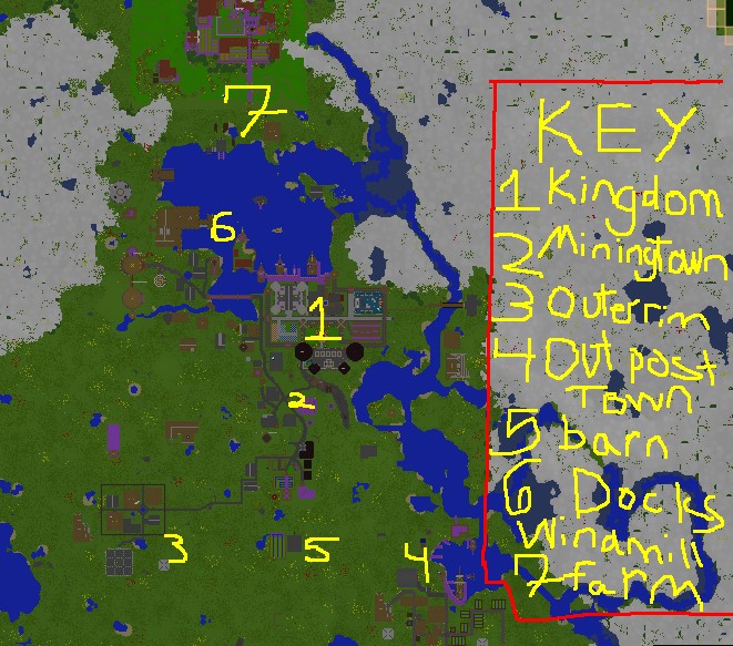 the kingdom of Ithca Minecraft Map