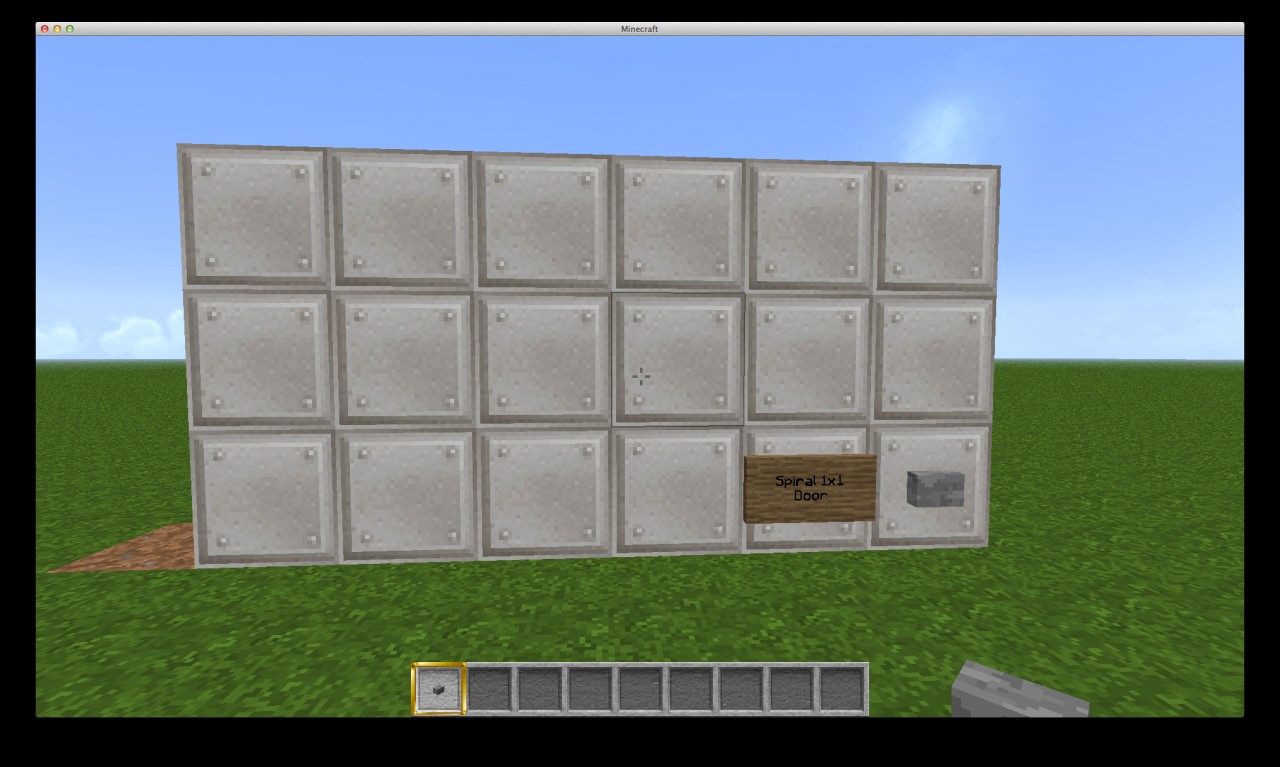 Completly Useful 1x1 Doors Minecraft Map