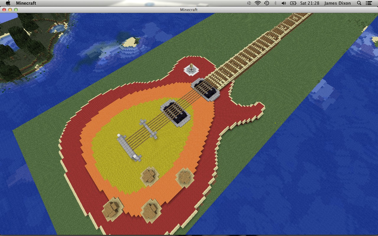 Minecraft - Gibson Les Paul Minecraft Map