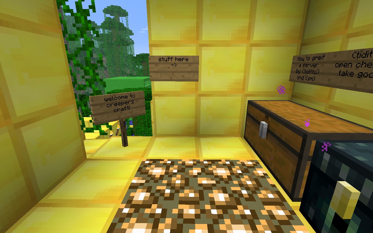 How to grief a corrupt server Minecraft Map