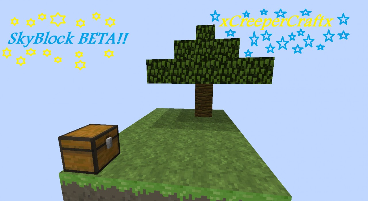 Sky Block BETA! xCreeperCraftx Minecraft Map