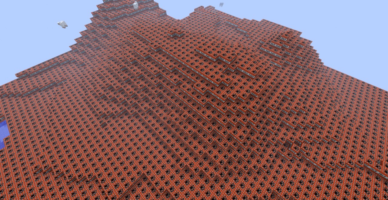 TNT Mountain CYC (Crash Your Computer) Minecraft Map