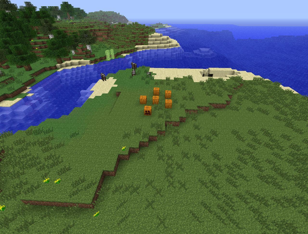 Nice furnished house with beautiful environment Minecraft Map