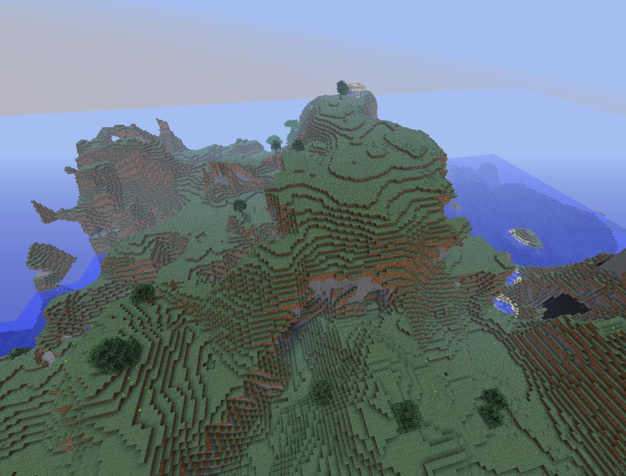 Hilly house (great view) Minecraft Map