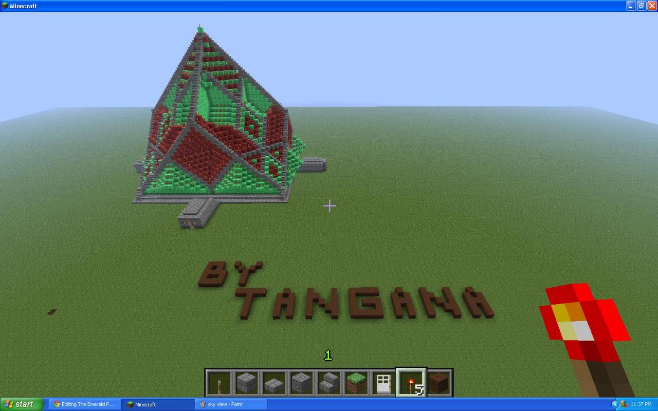 The Emerald Pyramid Minecraft Map