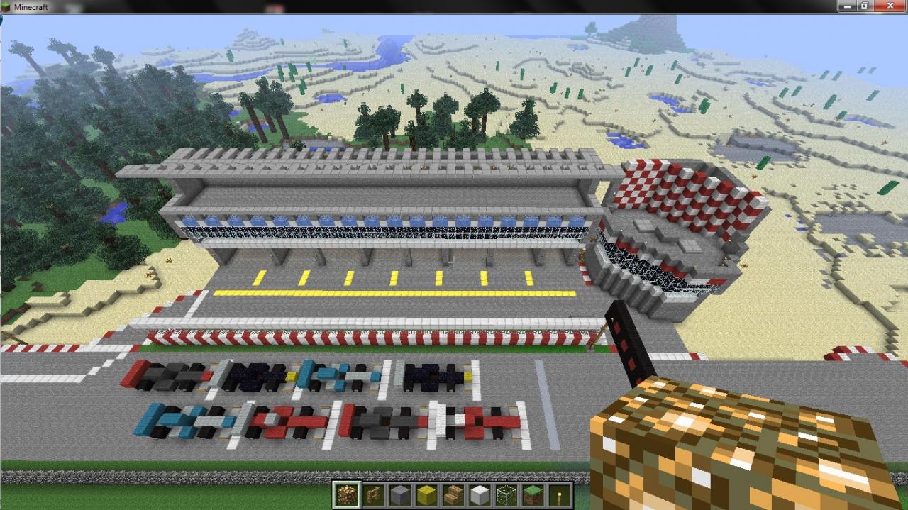 SMALL F1 raceway (SHELL) Minecraft Map
