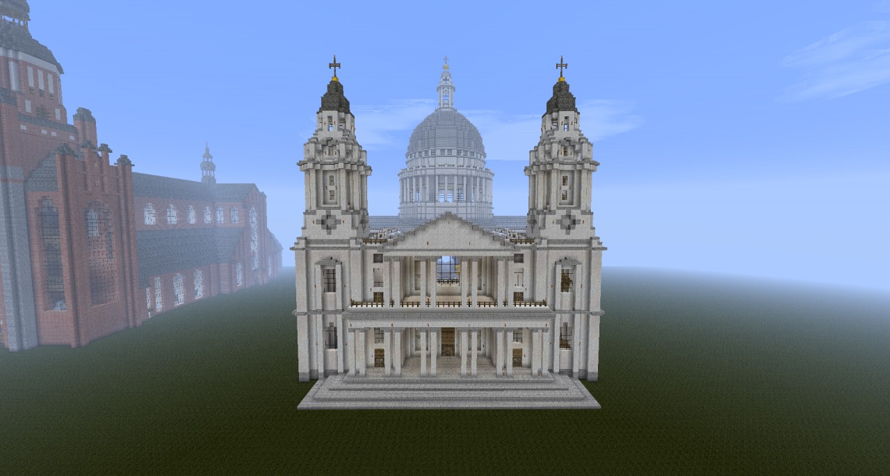 St.Pauls Cathedral (in London) 1:1 Minecraft Map