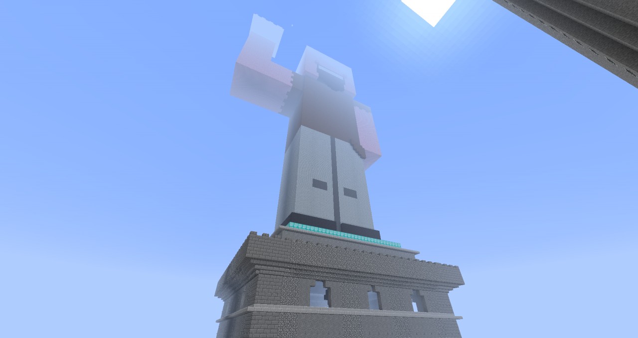 statue of notch! Minecraft Map