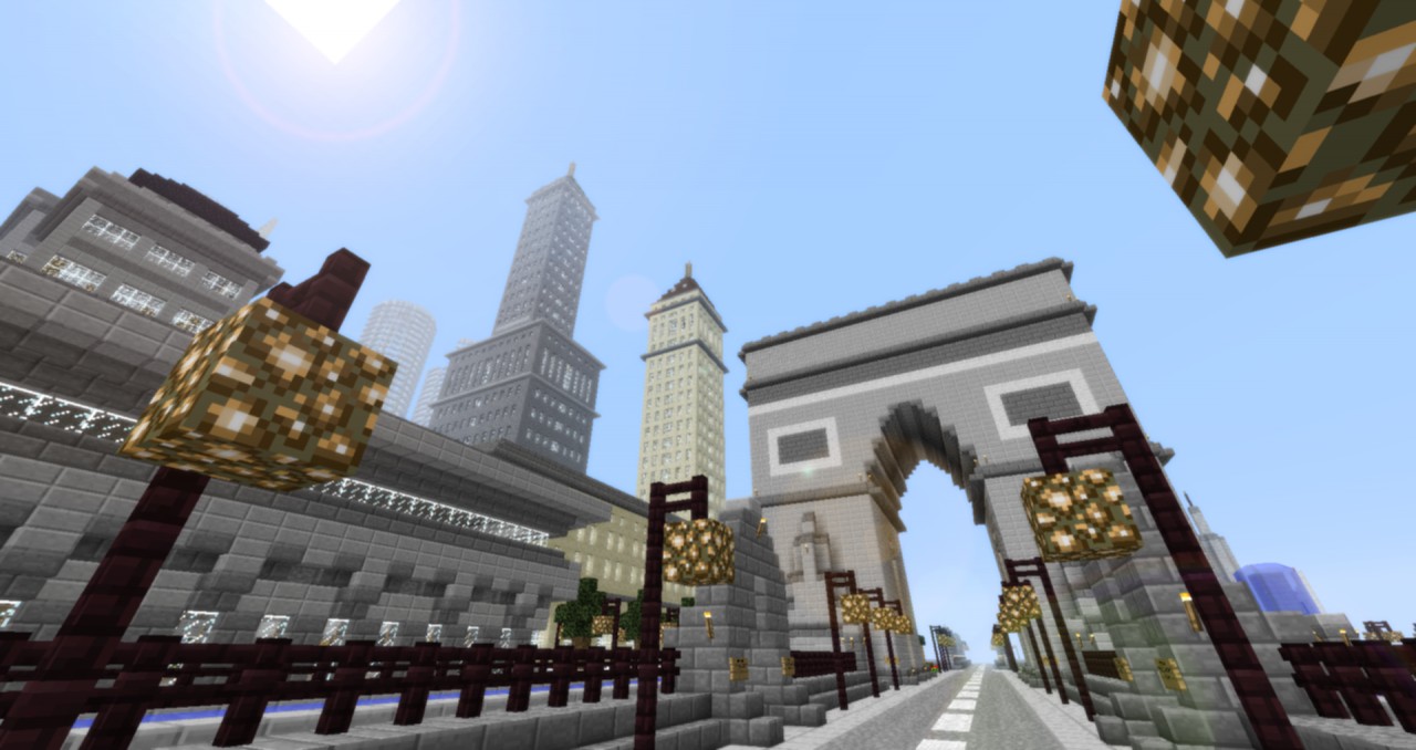Arc di Triomphe - Paris Landmark Minecraft Map