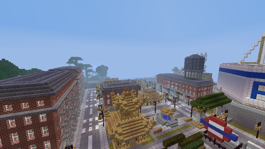 Inner City - China Town [Rosavia City] Minecraft Map