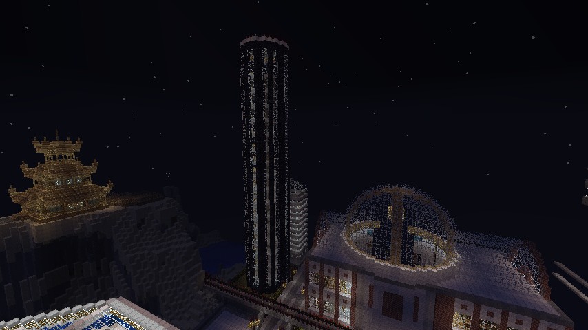 Modern Inner City Apartments - Skyscraper Minecraft Map