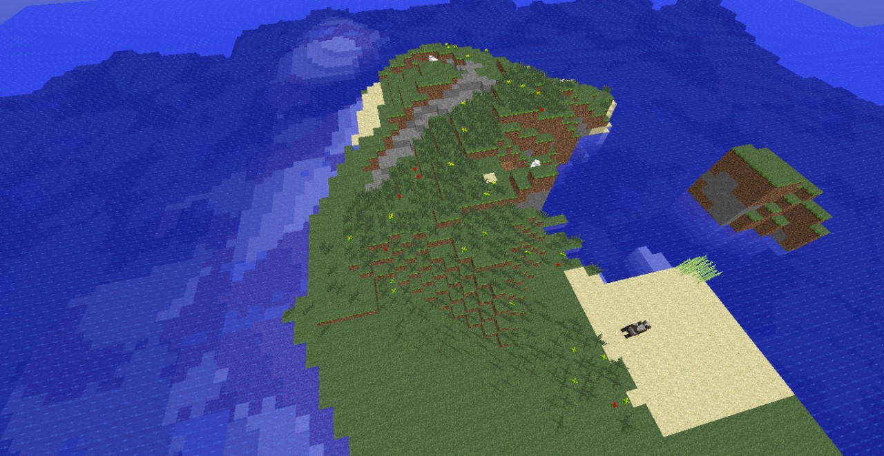 SURVIVAL ISLAND challenge Minecraft Map