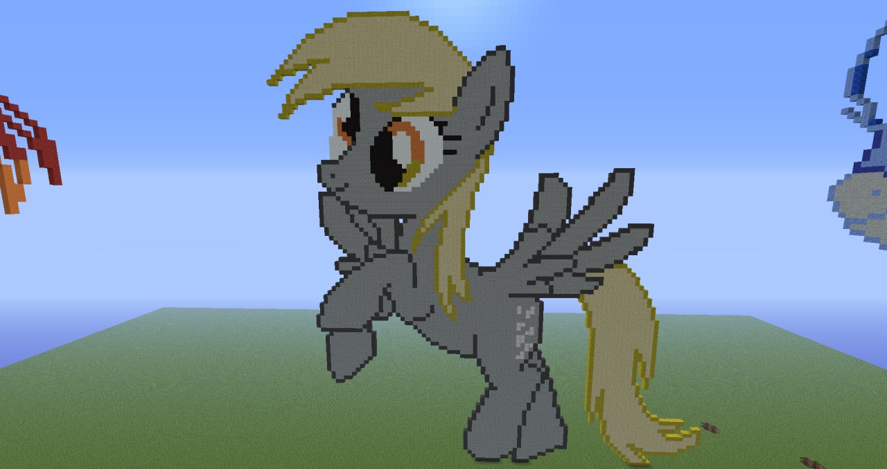 Derpy Minecraft Pixel Art Derpy Hooves [Pixel Art] Kaunas (+ Updated