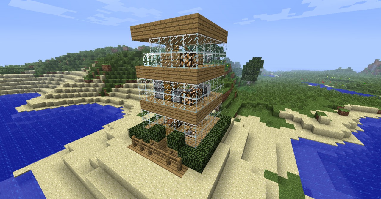 6x6 house Minecraft Map