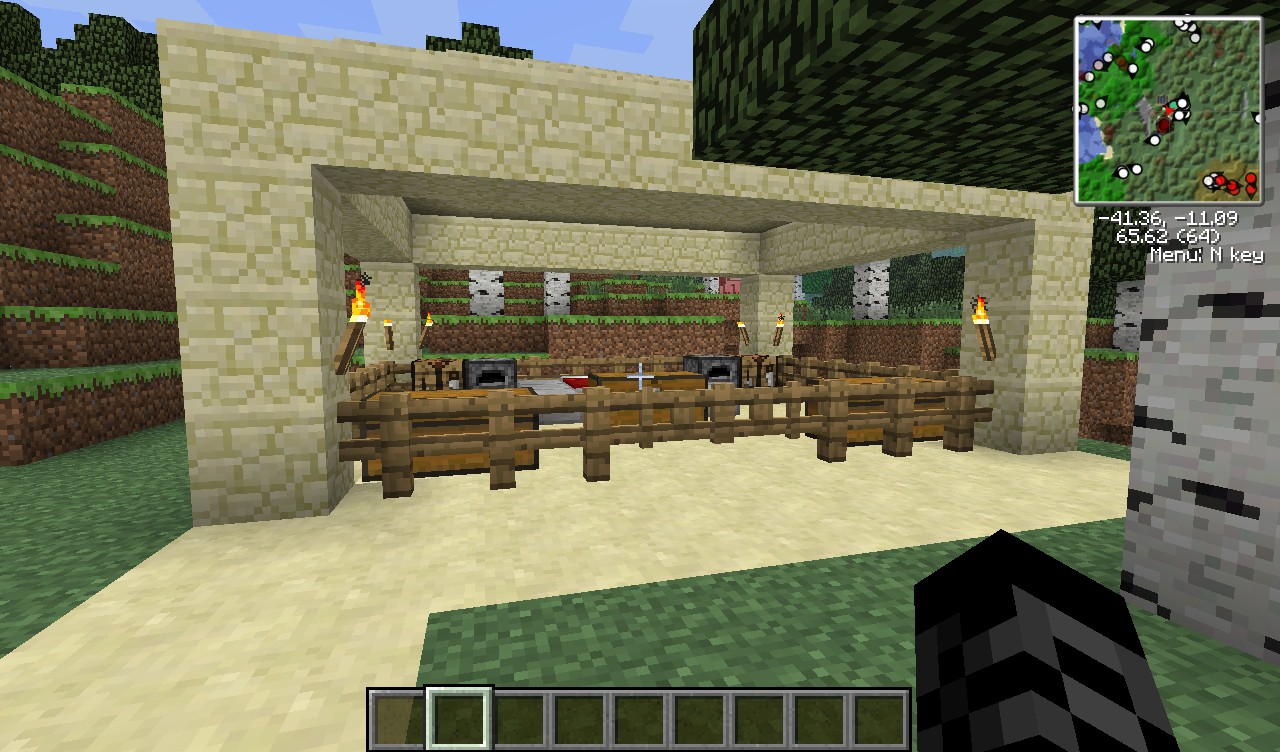 House and Ravine Minecraft Map