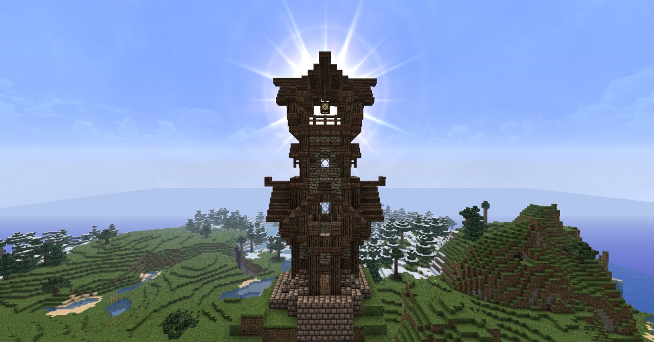A small tower i made Minecraft Map