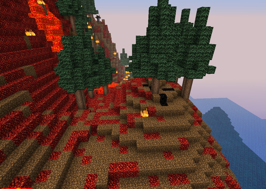 WIP Volcano Minecraft Map