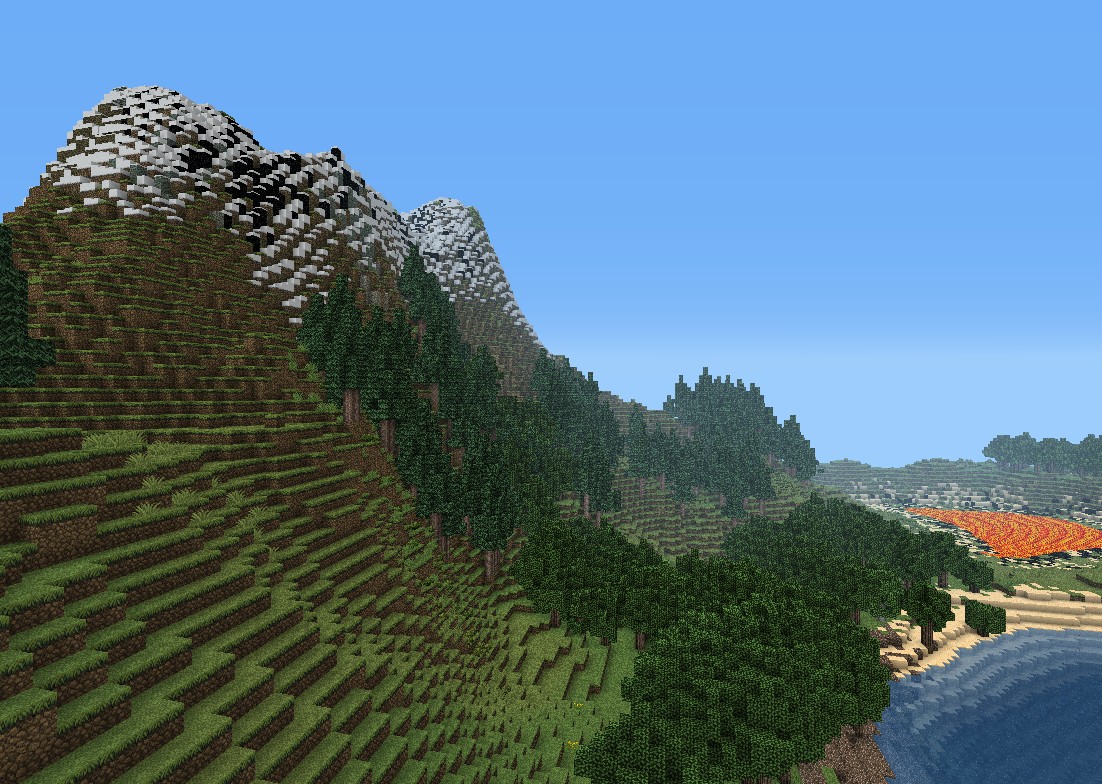 WIP Volcano Minecraft Map