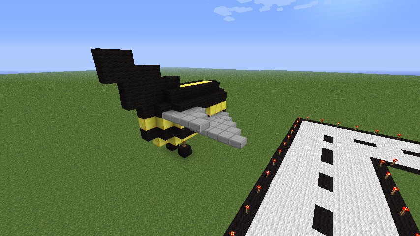 Airplane with airport w.i.p Minecraft Map