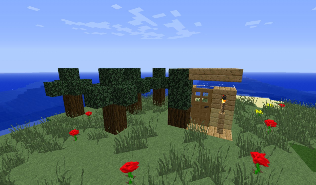 Minecraft-House 3x3-Modern Minecraft Project