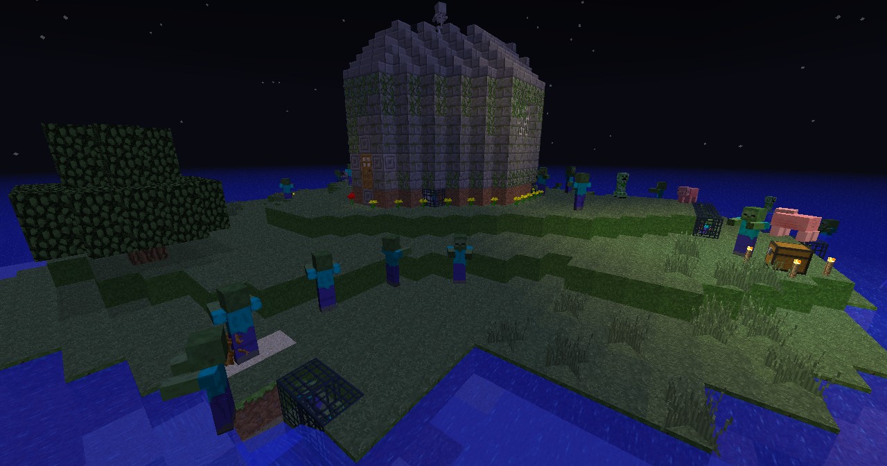 Zombie island Minecraft Map