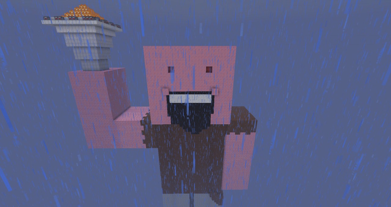 statue of notch! Minecraft Map